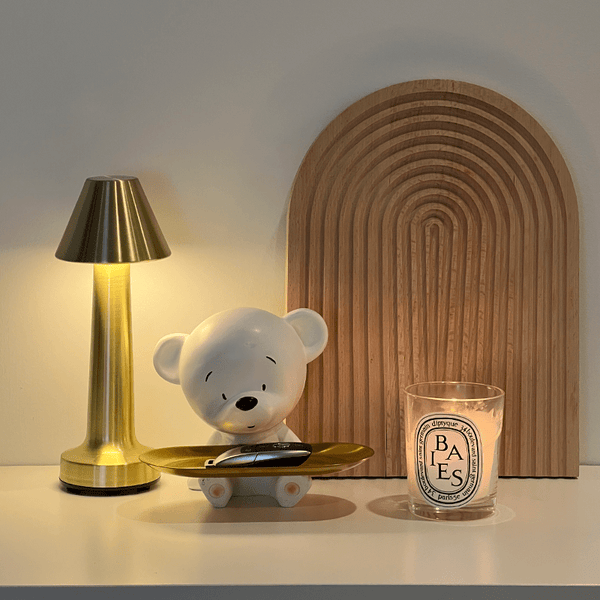 Umbrella Style Portable LED Table Lamp with Rechargeable Battery